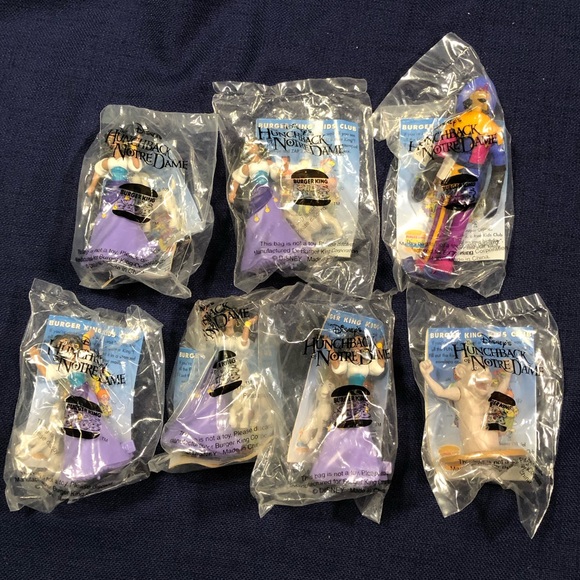 Toys | 7 Disney Hunchback Of Notredame Bk Meal Toys | Poshmark